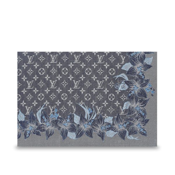 Monokinawa Monogram Shawl Denim - Louis Vuitton Replica Store