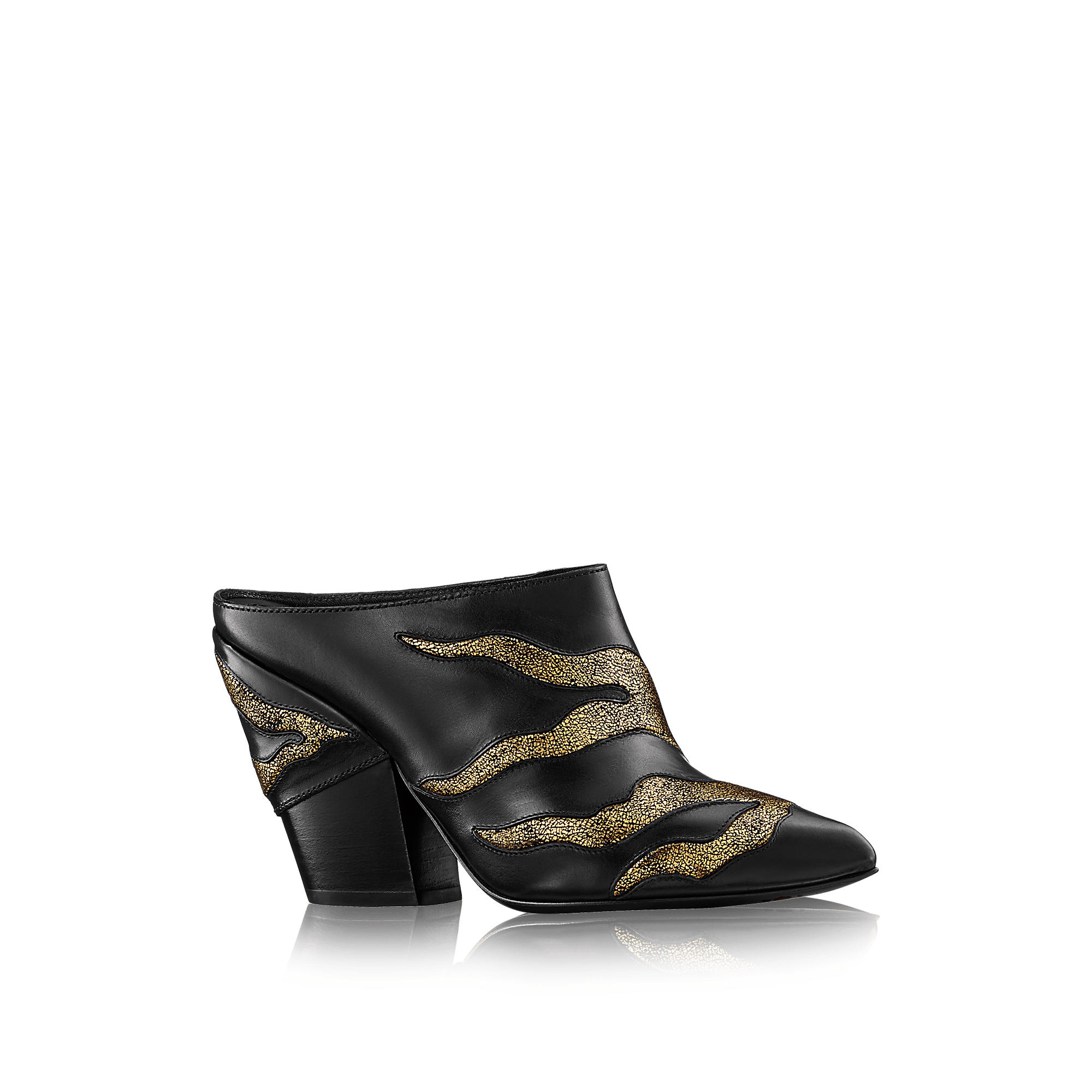 Fireball Mule Black Gold - Louis Vuitton Replica Store